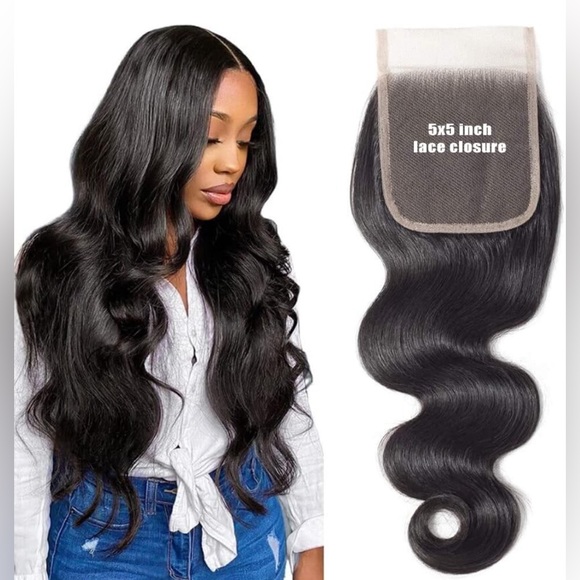 QDOMEIAI | Hair | 5x5 Hd Closure Human Hair Body Wave Skinlike Melted ...
